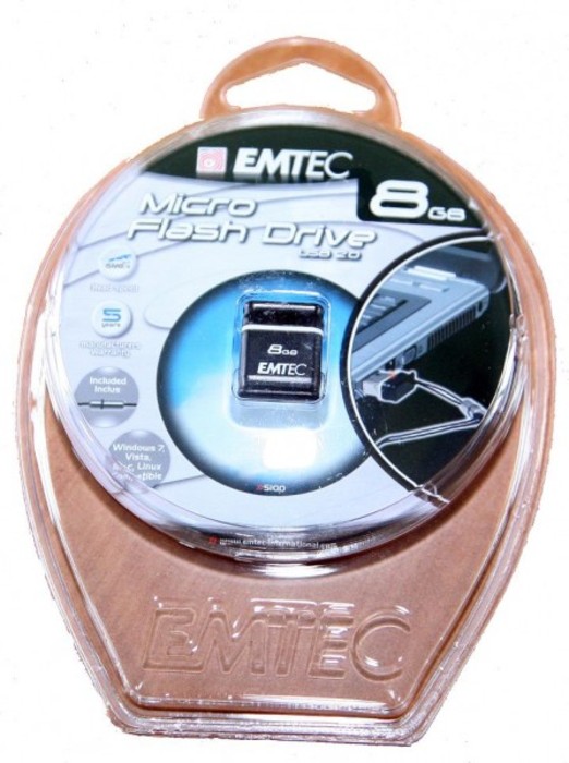 Pendrive Emtec Nano S100 8GB » Pendrive Emtec Nano S100 8GB